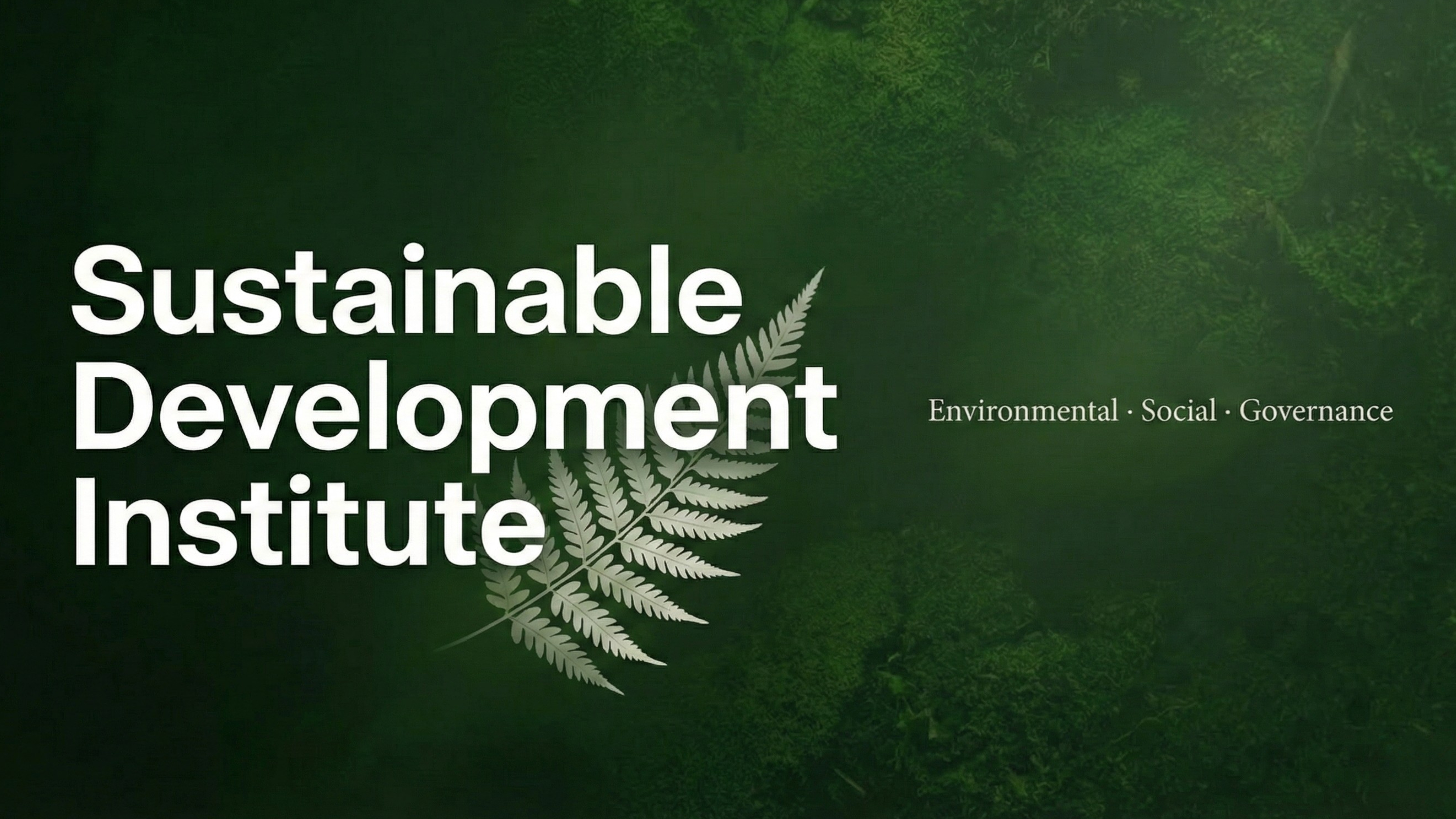 SDI - Sustainable Development Institute